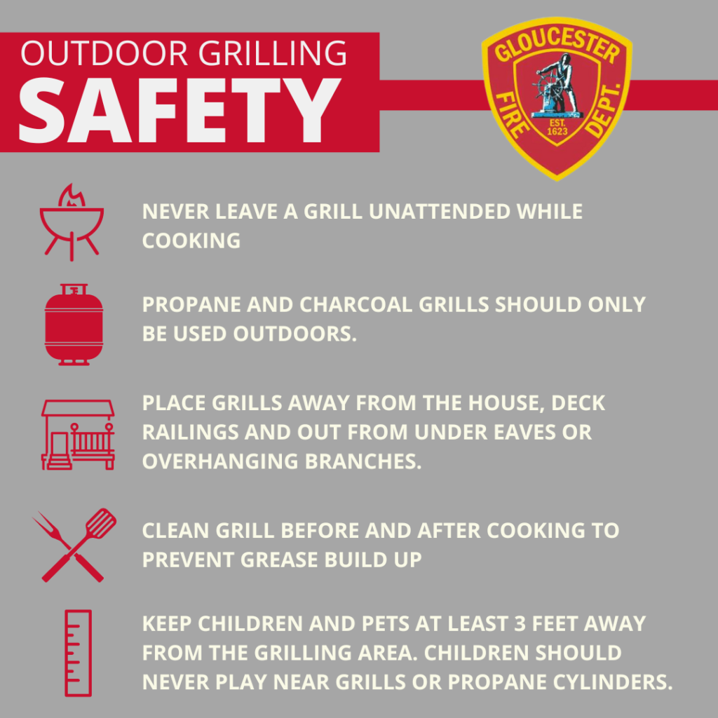 Gloucester Fire Department Offers Grilling and Outdoor Cooking Safety ...