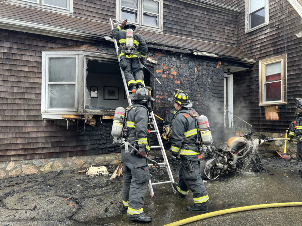 Gloucester Fire Department Extinguishes Working Fire- Chief Eric Smith ...